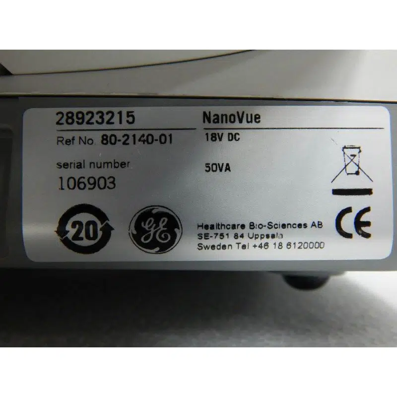 GE NanoVue Spectrophotometer